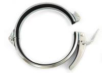China Adjustable Ducting Galvanized Steel Clamps For Dust Collection Pipe for sale