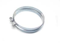 China Wide Spiral Round 600mm Galvanized Pipe Clips Hot Dipping For Modular Air Duct for sale