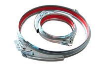 China Quick Fit 75mm Galvanized Steel Clamps With Adjustable Lever Lock Latch for sale