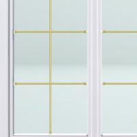 China Decorative Georgian Bar Double Glazing Window with 8*18 Modern Design Style Aluminum for sale