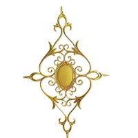 China All the Scenarios Insulated Glass Window Flowers with PVC Georgian Bar Gold Fittings for sale