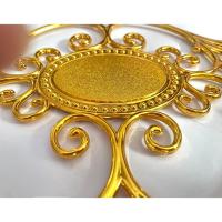 China Insulated Glass Double Glazing Windows and Doors with Georgian Bar Gold Accessories for sale