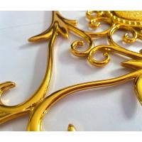 China Gold Plastic Flower Decoration for Insulated Glass and Door T-type Insulation for sale