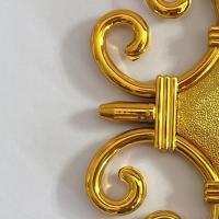 China Georgian Bar Decorative Window Door with Small Flower Shape Insulating Glass Function for sale