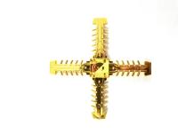 China Plastic Georgian Flower Connector for Insulated Glass or Double Glazing and Versatile for sale