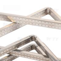 China Insulating Glass Window Aluminium Spacer Bar with 6-27A Size Stable Performance for sale