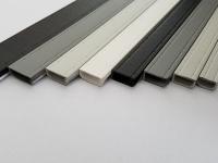 China Enhance Glass Performance with PVC Stainless Steel Glass Aluminum Strip Insert Angles for sale