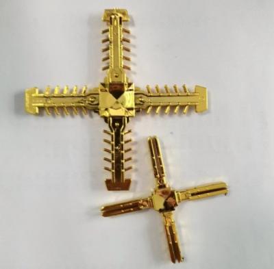 China Gold Double-layer Insulated Glass Unit Desiccant Georgian Bar Flower Connector and More for sale