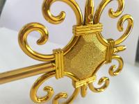 China Easy Install Long Size Ornate Double Glazing 7*15 Electroplate ALUMINUM Georgian Flower for sale