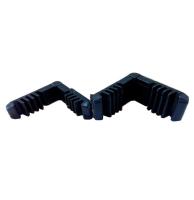 China Aluminum Spacer Bar Corner Key for Windows and Doors Market Black QTY 3000PCS/CTN for sale