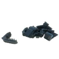 China Aluminum Spacer Bar Corner Key for Windows and Doors Market Black QTY 3000PCS/CTN for sale