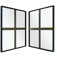 China 5*8 Glass Window Flower Georgian Bar Flower For Automatic Sliding Door 300m/ctn for sale
