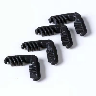 China Plastic Steel Aluminium Spacer Bars Corner Connector for Double Glazing Glass in Grey for sale