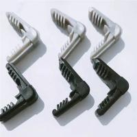 China Plastic Steel Aluminium Spacer Bars Corner Connector for Double Glazing Glass in Grey for sale