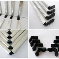 China Modern Design Insulating Glass Aluminum Spacer Corner Connector with Black/Grey/White for sale