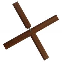 China UV Proof 76*55mm Georgian Bar for PVC Casement Window in Simple Modern Style for sale