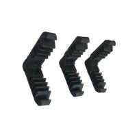 China Black/Silver Plastic Aluminium Spacer Bars Corner Connector 4A-40A for Insulating Glass for sale