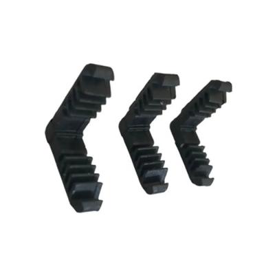 China Black/Silver Plastic Aluminium Spacer Bars Corner Connector 4A-40A for Insulating Glass for sale