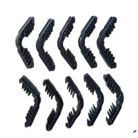 China Black/Silver Plastic Aluminium Spacer Bars Corner Connector 4A-40A for Insulating Glass for sale
