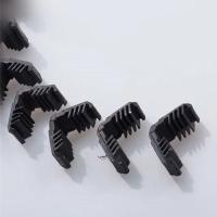 China Black/Silver Plastic Aluminium Spacer Bars Corner Connector 4A-40A for Insulating Glass for sale