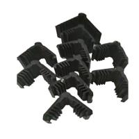 China Easy Installation Plastic Aluminium Spacer Bars Corner Connector for Insulating Glass for sale