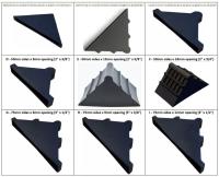 China Modern Design Home Office and Hotel Double Glass Insulating Glass Corner Protector for sale