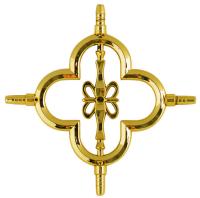 China Plastic Decorate Flower T-Type Georgian Bar for Windows and Doors Limited Time Offer for sale