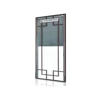 China Building VERTICAL Opening Pattern HTY Magnetic Control Shutters for Door and Windows for sale