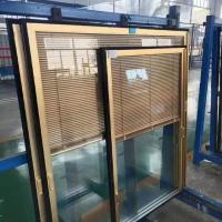 China Modern Aluminium Louver Windows And Doors With Built In Shutters And Insulating Glass for sale