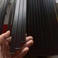 China Non-Alloy Fluorocarbon Black Paint 10A 10mm Aluminum Spacer Bar for Double Glazing for sale