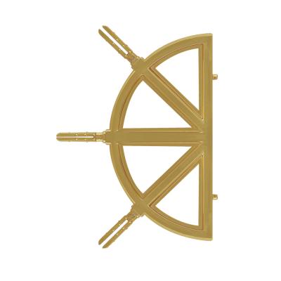 China Decorate Door or Window Aluminium Bar Oval Decorative Glass Inserts for All Scenarios for sale
