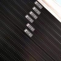 China 8mm Fluorocarbon Black Aluminum Spacer Bar for Welding in Silver/Black Double Glazing for sale