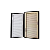 China Magnetic Shutter Aluminum Alloy Single Glass Built-in Hollow Shutter Blinds for Office Building for sale