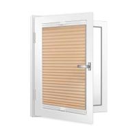 China Gold Magate Metal Insulated Glass With Adjustable Magnetic Control And Hollow Shutter for sale