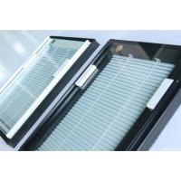 China Sunshade Window Louver Shutters with Plantation Style Between Glass Blinds by Minetal for sale