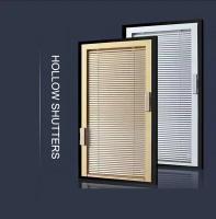 China VERTICAL Minetal Aluminium Shutter Door Window Glazing Blind Window Curtain for Doors for sale