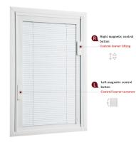 China 12.5mm Blade Size Magnetron Shutters Perfect for Central Control of Doors and Windows for sale