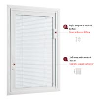 China 16A/19A/23A/27A Shutters for Minetal Magnetic Control System Hollow Glasses Blinds for sale