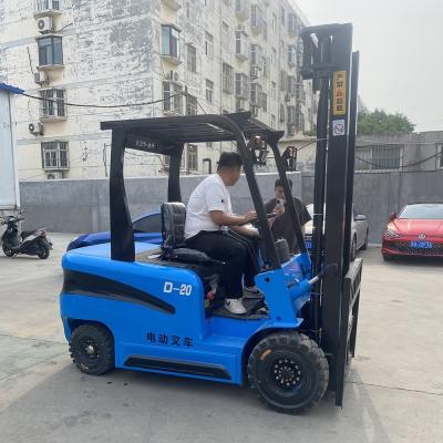 China Compact Electric Forklift 1.2m Fork Length 2.5m Turning Radius AC Controller for sale