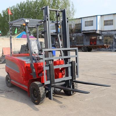 China Electric Forklift Truck 2.5m Turning Radius 3-6m Lifting Height AC Controller Solid Tire for sale