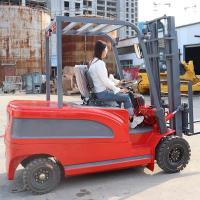 China Ming Sheng 3 Ton Electric Forklift CPD-30 3000kg Capacity 3000-6000mm Lifting Height Lithium Battery for sale