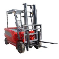 China Electric Counterbalance Forklift 1500kg 2000kg 3m 6m Triplex Mast Solid Tire for sale