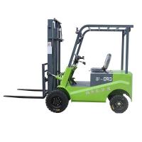 China Electric Forklift 1 Ton 1000kg Load Capacity Lead Acid Battery Solid Tire for sale