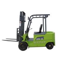 China 2 Ton Electric Forklift Triplex Mast 48V 400Ah Battery Built In Charger for sale