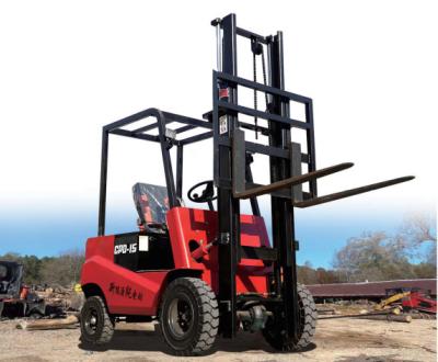 China 1.5 Ton Electric Forklift 48V 400Ah 2.5m Turning Radius 3-6m Lift Height AC Controller for sale