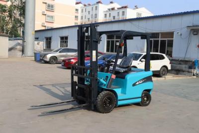 China Minghsneg CPD-15 1.5 Ton Electric Forklift 48V 400Ah 3 Stage Full Free Lift for sale