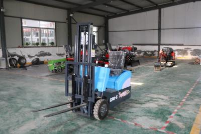 China 3 Ton Electric Forklift 3000W AC Motor 3m Lifting Height 12km/h Travel Speed for sale
