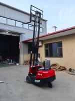 China 1Ton Compact Electric Forklift  Solid Tires 1.2m Fork Length 3 Stage Forklift for sale
