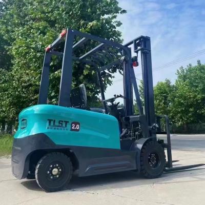 China 5000 Lb Electric Forklift with Pneumatic Tires and Hydraulic Electromagnetic Brake for sale