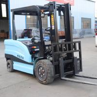 China 5000 Lb Electric Forklift with Pneumatic Tires and Hydraulic Electromagnetic Brake for sale
